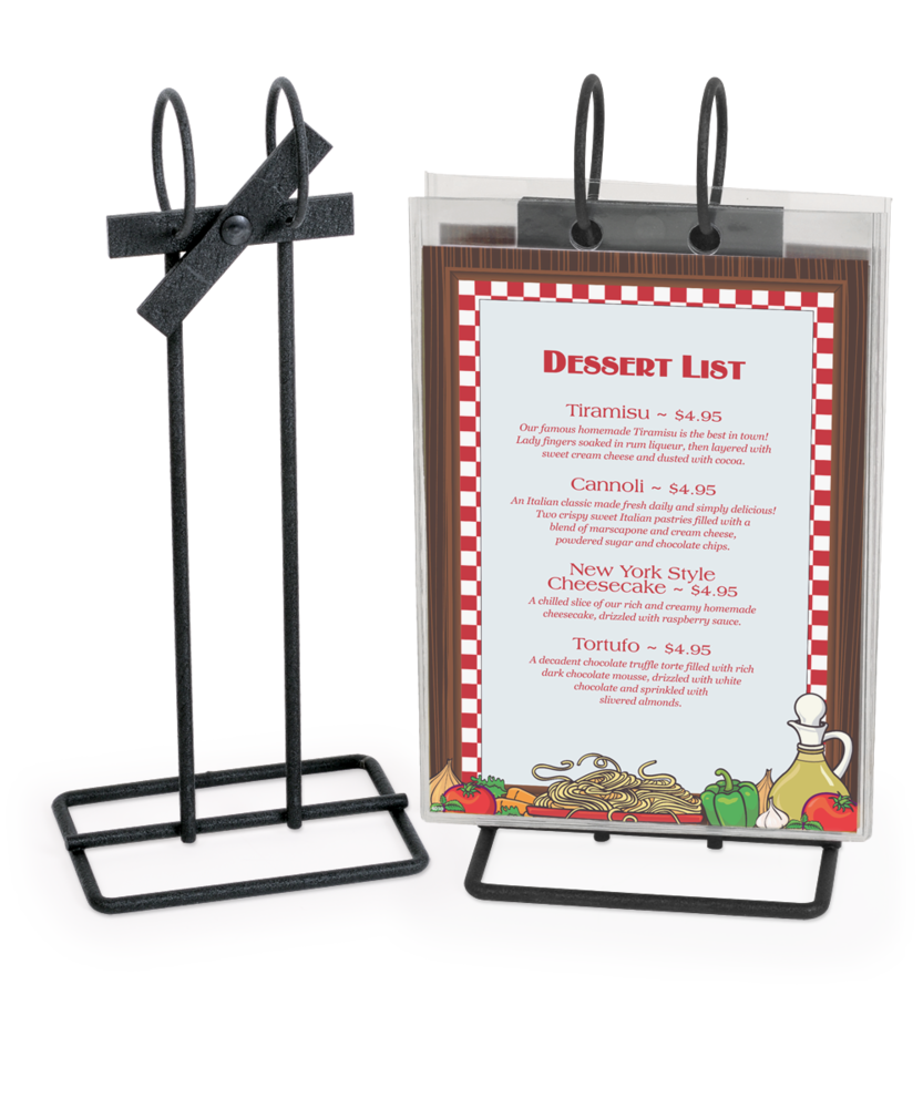 Wire Sculpture Double Post Flip Stand